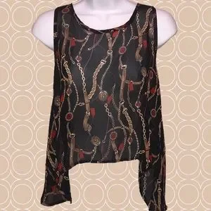 Milky Way | Tops | Clearance Milky Way Asymmetrical Sheer Bridle Bit ...